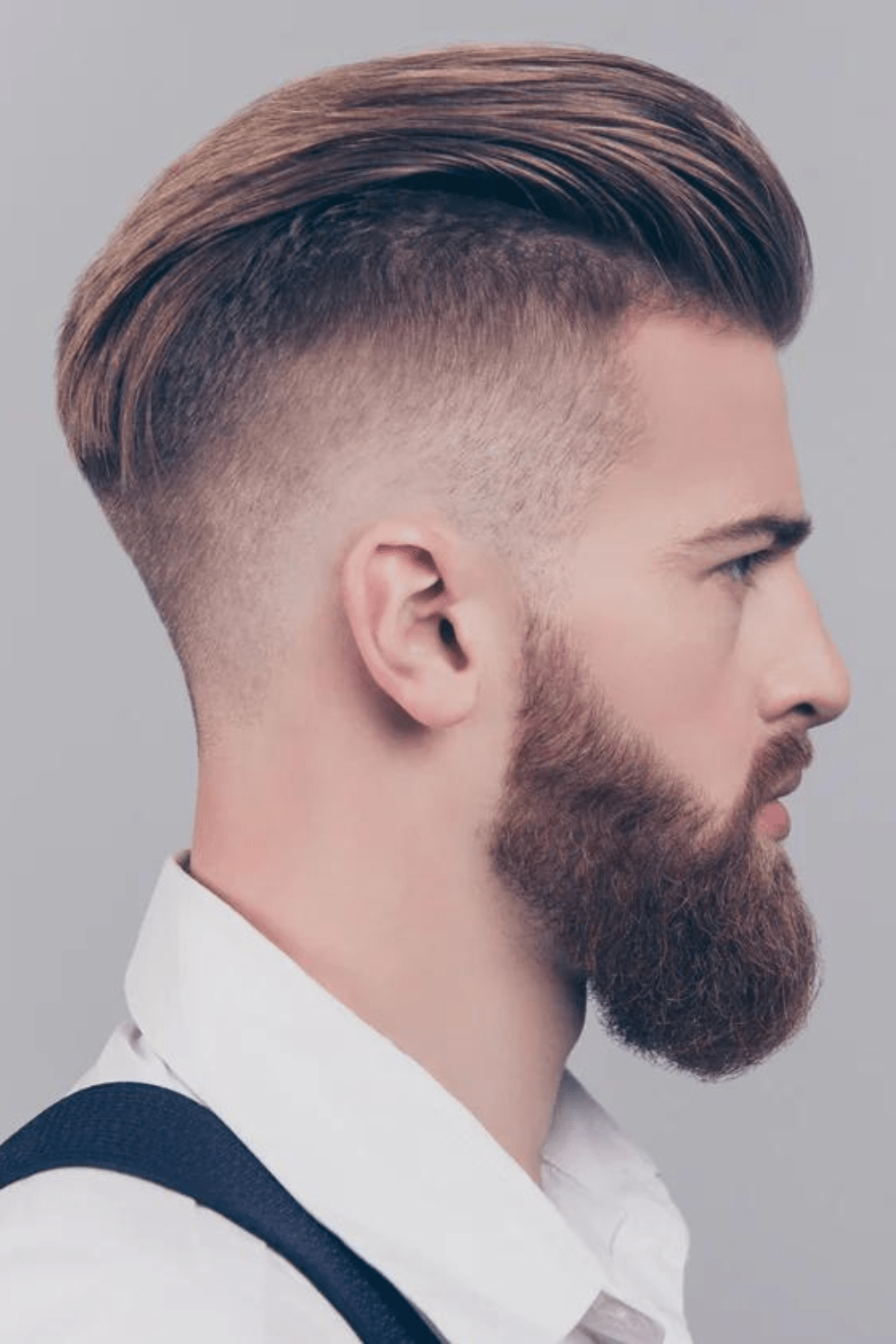 50 Slick Back Haircut with Fade - Elevate Your Look - Men's Dream Lifestyle