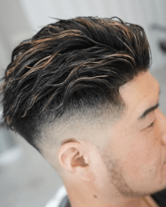 50 Slick Back Haircut with Fade - Elevate Your Look - Men's Dream Lifestyle